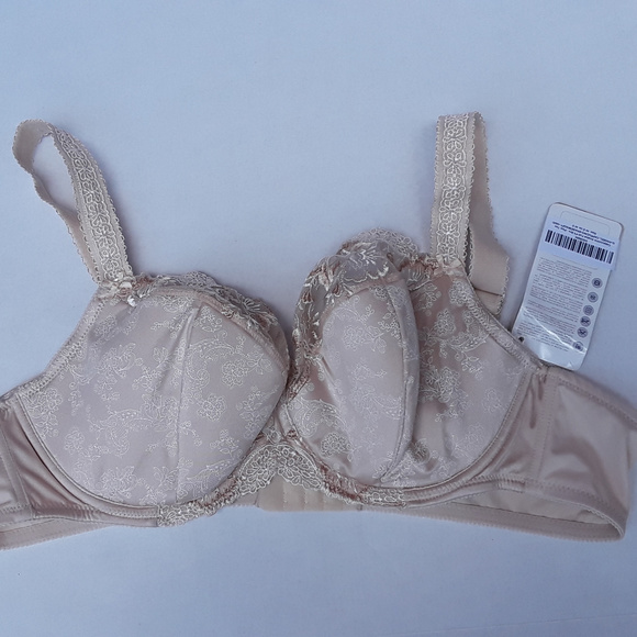 Kris Line | Intimates & Sleepwear | Kris Line Beige Bra With White ...